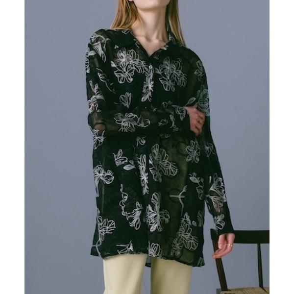 ZOZO問い合わせ番号:104367307ショップ:MARTE，マルテブランド:sahara，サハラ商品名:【PRE ORDER】Flower Embroidery Over Shirtカテゴリ:トップス>シャツ/ブラウスブランド品番...