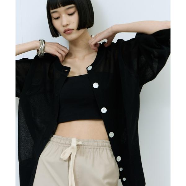 ZOZO問い合わせ番号:104367405ショップ:ADAM ET ROPE'，アダムエロペブランド:ADAM ET ROPE'，アダムエロペ商品名:【WEB限定】シアークルーネックカーディガンカテゴリ:トップス>カーディガン/ボレロ...