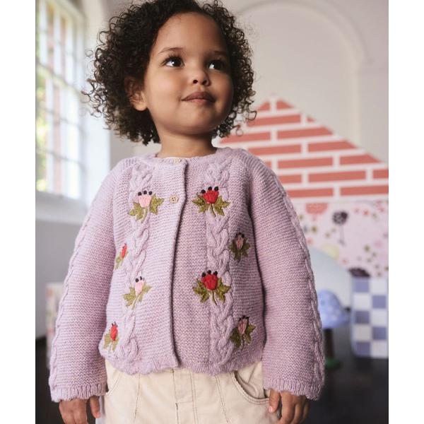 『タイムセール実施中』ZOZO問い合わせ番号:104367455ショップ:Cath Kidston，キャス キッドソンブランド:Cath Kidston，キャスキッドソン商品名:フローラル ケーブル カーディガンカテゴリ:トップス>カ...