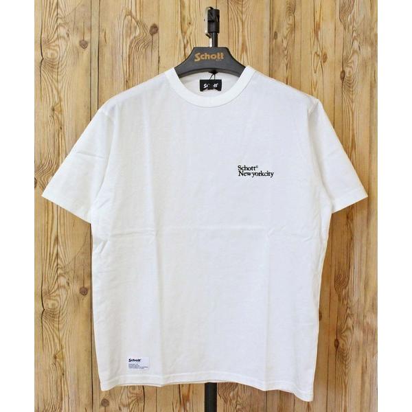 ZOZO問い合わせ番号:104367524ショップ:TopIsm，トップイズムブランド:schott，ショット，TopIsm，トップイズム商品名:Schott NEW YORK CITY EMB. T-SHIRTカテゴリ:トップス>T...