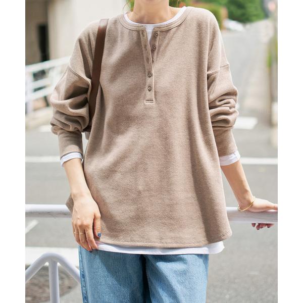 ZOZO問い合わせ番号:104367571ショップ:Spick &amp; Span，スピック アンド スパンブランド:Spick &amp; Span，スピックアンドスパン商品名:《新色有り / 追加》2枚SETヘンリーネックプルオーバー...