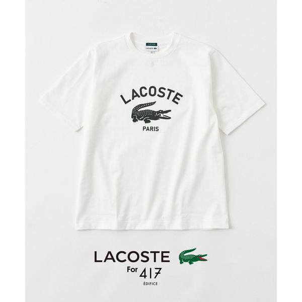 ZOZO問い合わせ番号:104367575ショップ:EDIFICE，エディフィスブランド:LACOSTE，ラコステ，417 EDIFICE，フォーワンセブンエディフィス商品名:【LACOSTE / ラコステ】 417別注 Print Tシャ...