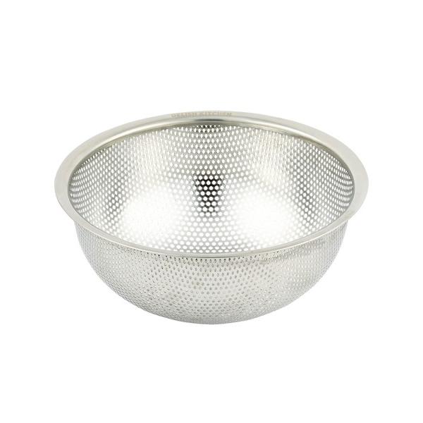 ZOZO問い合わせ番号:104368006ショップ:PEARL LIFE，パール ライフブランド:DELISH KITCHEN，デリッシュキッチン商品名:デリッシュキッチン ステンレス製パンチボール型ザル21cmカテゴリ:食器/キッチン&g...