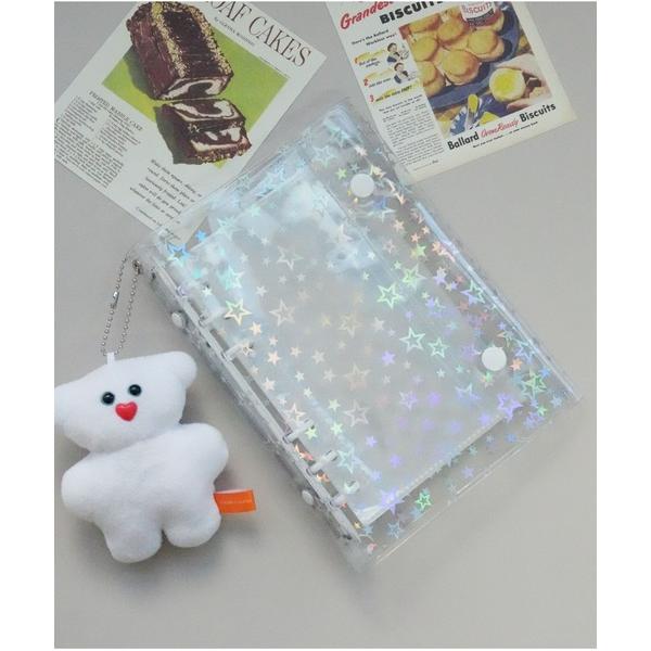 『タイムセール実施中』ZOZO問い合わせ番号:104368205ショップ:Port，ポートブランド:Jelly moo，ジェリームー商品名:【 Jelly moo / ジェリームー 】 A6サイズ スターホログラム クリア カラーリング バ...