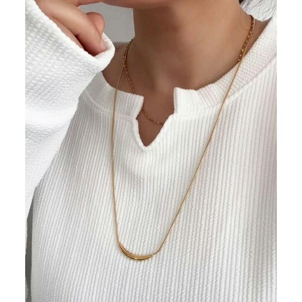 ZOZO問い合わせ番号:104368364ショップ:SUGAR BISKET，シュガービスケットブランド:Apparat+，アパラートプラス商品名:アーチライン ロングネックレスカテゴリ:アクセサリー>ネックレスブランド品番:azk6...