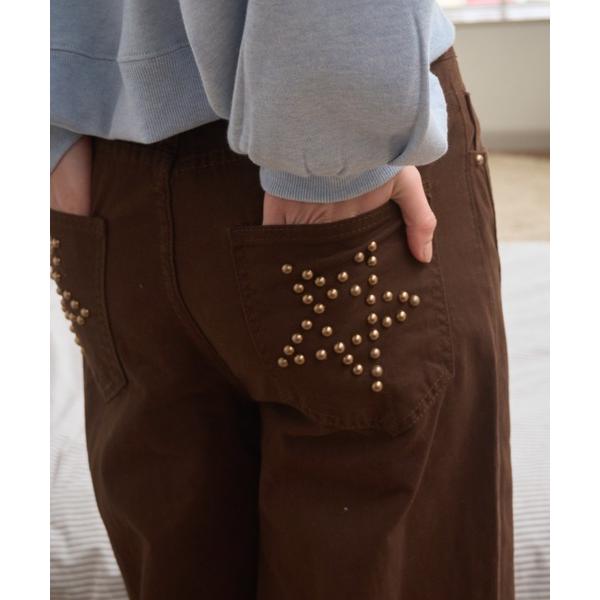 ZOZO問い合わせ番号:104368952ショップ:Auntie Rosa，アンティローザブランド:Birthday room，バースデイルーム商品名:スタッズスターパンツ/Studded Star Pantsカテゴリ:パンツ>デニム...