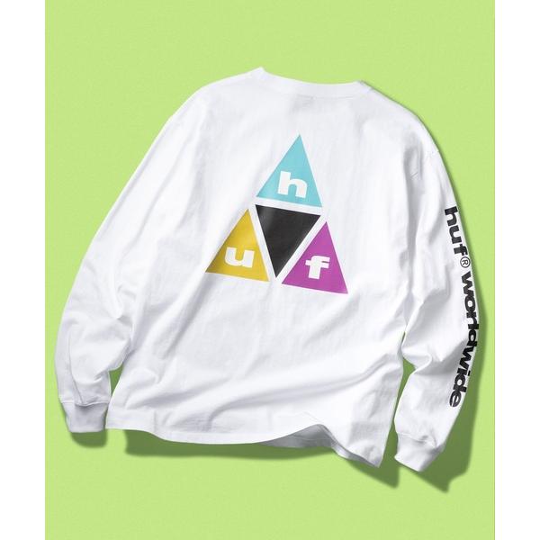 ZOZO問い合わせ番号:104368999ショップ:HUF，ハフブランド:HUF，ハフ商品名:PRISM TT LS TEEカテゴリ:トップス>Tシャツ/カットソーブランド品番:26S_TS02768素材:コットン100%カラー:ホワ...