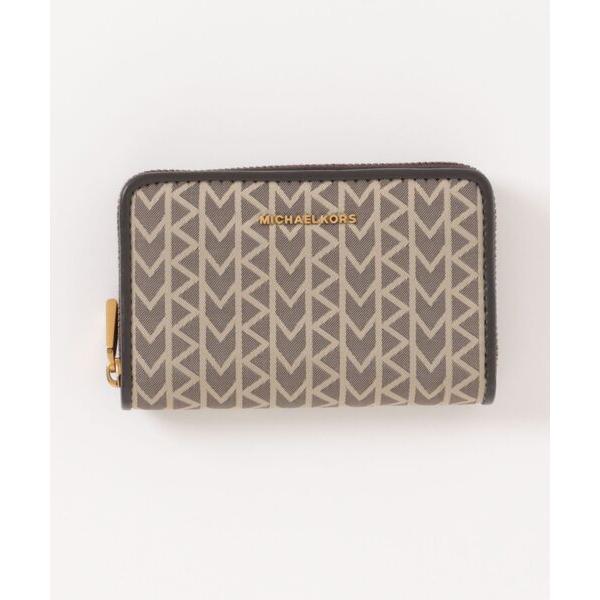 『セール実施中』ZOZO問い合わせ番号:104370334ショップ:MICHAEL KORS，マイケル・コースブランド:MICHAEL KORS，マイケルコース商品名:BRYANT MK2000 ロゴ ジャガード ウォレット スモールカテゴ...