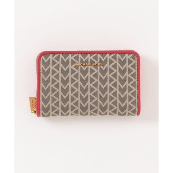 『セール実施中』ZOZO問い合わせ番号:104370335ショップ:MICHAEL KORS，マイケル・コースブランド:MICHAEL KORS，マイケルコース商品名:BRYANT MK2000 ロゴ ジャガード ウォレット スモールカテゴ...