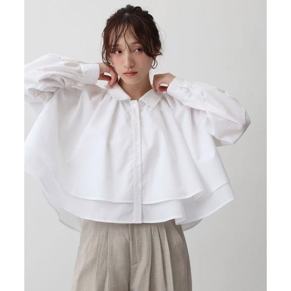 ZOZO問い合わせ番号:104370676ショップ:Chaco closet，チャコクローゼットブランド:NOAHL，ノアル商品名:【NOAHL】レイヤード風襟付きボリュームシャツカテゴリ:トップス>シャツ/ブラウスブランド品番:nl...