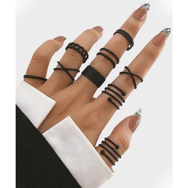 ZOZO問い合わせ番号:104370690ショップ:perky room，パーキールームブランド:SORENA，ソレナ，perky room，パーキールーム商品名:多連ファランジリングカテゴリ:アクセサリー>リングブランド品番:A72...