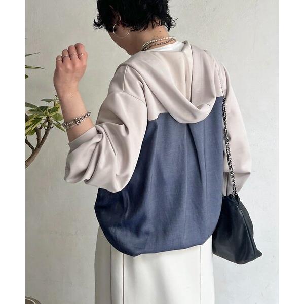 『セール実施中』ZOZO問い合わせ番号:104370705ショップ:un dix cors，アンディコールブランド:un dix cors，アンディコール商品名:異素材バック切替パーカーカテゴリ:トップス>パーカーブランド品番:UOZ...