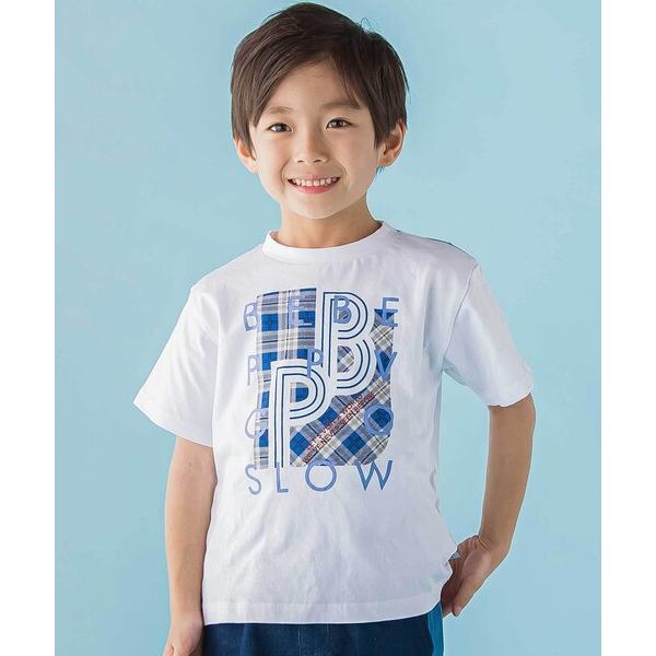 『タイムセール実施中』ZOZO問い合わせ番号:104406700ショップ:BEBE ONLINE STORE，ベベ オンラインストアブランド:BeBe Petits Pois Vert，ベベプチポワヴェール商品名:【店舗限定】天竺チェックロ...