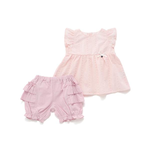 ※このアイテムは返品・交換対象外商品です。ZOZO問い合わせ番号:104406731ショップ:BEBE ONLINE STORE，ベベ オンラインストアブランド:SLAP SLIP BABY，スラップスリップベビー商品名:肩フリルワンピース...