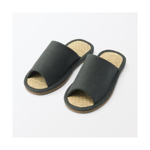 ZOZO問い合わせ番号:104407836ショップ:無印良品，ムジルシリョウヒンブランド:無印良品，ムジルシリョウヒン商品名:イ草スリッパ・前あきカテゴリ:インテリア>ルームシューズ/スリッパブランド品番:4548076409717素...