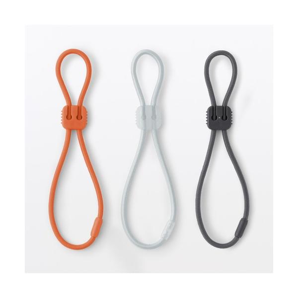 ZOZO問い合わせ番号:104407854ショップ:無印良品，ムジルシリョウヒンブランド:無印良品，ムジルシリョウヒン商品名:ロック付き結束ゴムバンド　３色セット　オレンジ／ライトグレー／ダークグレーカテゴリ:雑貨/ホビー>ステーショ...
