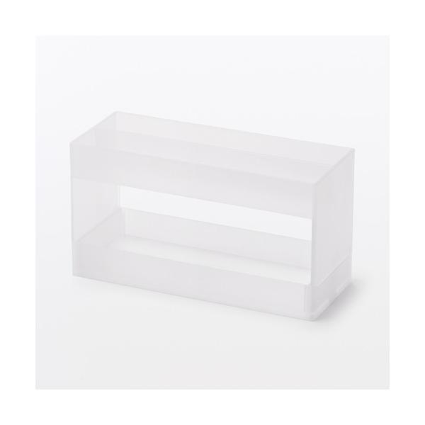 ZOZO問い合わせ番号:104407870ショップ:無印良品，ムジルシリョウヒンブランド:無印良品，ムジルシリョウヒン商品名:再生ポリプロピレン入りメイクボックス用パレットスタンド　約１４５×８０×５５ｍｍカテゴリ:インテリア>収納グ...