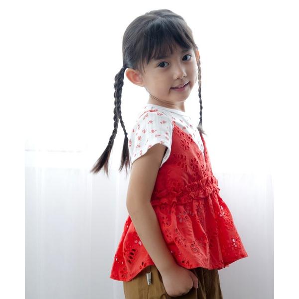 ZOZO問い合わせ番号:104408853ショップ:MAKE YOUR DAY，メイクユアデイブランド:MAKE YOUR DAY，メイクユアデイ商品名:アイレットレースキャミソール■80〜140cmカテゴリ:トップス>キャミソールブ...