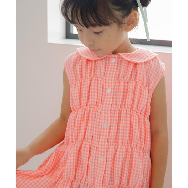 ZOZO問い合わせ番号:104408904ショップ:MAKE YOUR DAY，メイクユアデイブランド:MAKE YOUR DAY，メイクユアデイ商品名:ノースリーブシャーリングワンピース■80〜140cmカテゴリ:ワンピース/ドレス&gt...