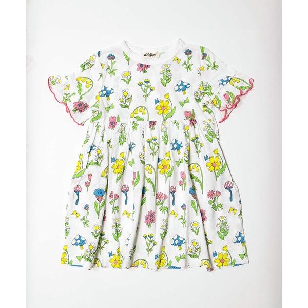 ZOZO問い合わせ番号:104408906ショップ:MAKE YOUR DAY，メイクユアデイブランド:MAKE YOUR DAY，メイクユアデイ商品名:レトロフラワー総柄ワンピース■80〜140cmカテゴリ:ワンピース/ドレス>ワン...