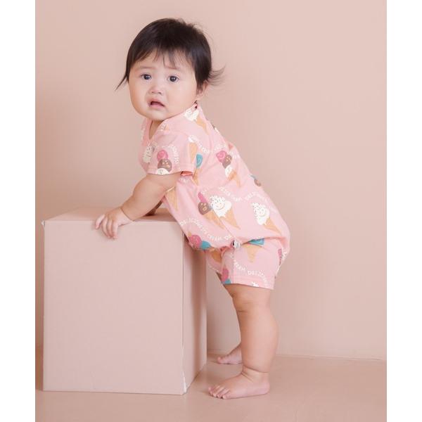 ※このアイテムは返品・交換対象外商品です。ZOZO問い合わせ番号:104408908ショップ:MAKE YOUR DAY，メイクユアデイブランド:MAKE YOUR DAY，メイクユアデイ商品名:デリシャスアイス総柄半袖ロンパスカテゴリ:マ...