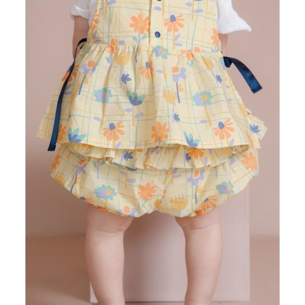 ※このアイテムは返品・交換対象外商品です。ZOZO問い合わせ番号:104408927ショップ:MAKE YOUR DAY，メイクユアデイブランド:MAKE YOUR DAY，メイクユアデイ商品名:レトロなフラワーベビーパンツカテゴリ:ママ＆...