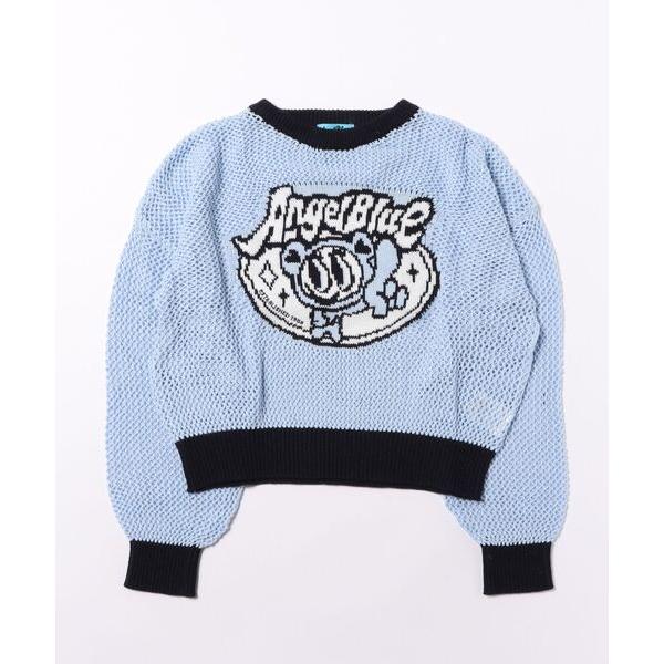 ZOZO問い合わせ番号:104444930ショップ:petit main，プティマインブランド:TOYウェア，トイウェア商品名:【エンジェルブルー】ナカムラくんメッシュニットカテゴリ:トップス>ニット/セーターブランド品番:28612...