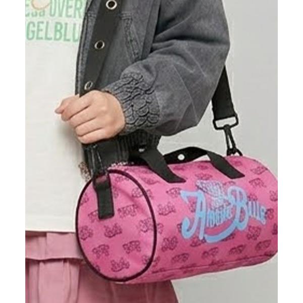 ZOZO問い合わせ番号:104444946ショップ:petit main，プティマインブランド:ナルミヤキャラクターズ，ナルミヤキャラクターズ，TOYウェア，トイウェア商品名:【エンジェルブルー】総柄ドラムバックカテゴリ:バッグ>ショ...