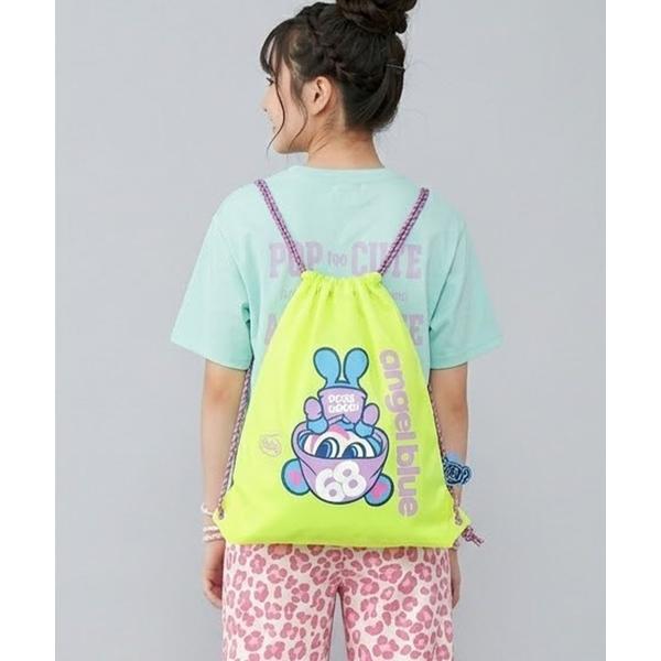 ZOZO問い合わせ番号:104444947ショップ:petit main，プティマインブランド:ナルミヤキャラクターズ，ナルミヤキャラクターズ，TOYウェア，トイウェア商品名:【エンジェルブルー】ナカムラくんナップサックカテゴリ:バッグ&g...