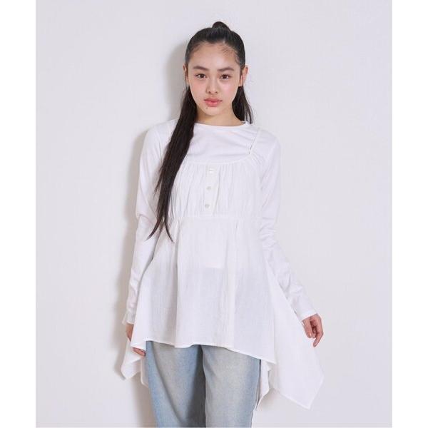 ZOZO問い合わせ番号:104445024ショップ:NARUMIYA ONLINE，ナルミヤ オンラインブランド:LOVETOXIC，ラブトキシック商品名:イレヘムチュニックセットカテゴリ:トップス>シャツ/ブラウスブランド品番:83...