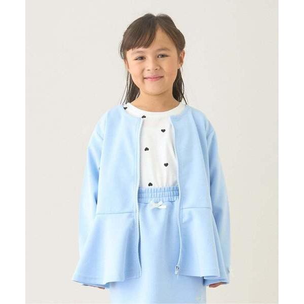 ZOZO問い合わせ番号:104445041ショップ:petit main，プティマインブランド:Lycee mine，リセマイン，petit main，プティマイン商品名:【スクール対応】【パフスウェット】ペプラムフルジップアップカテゴリ:...