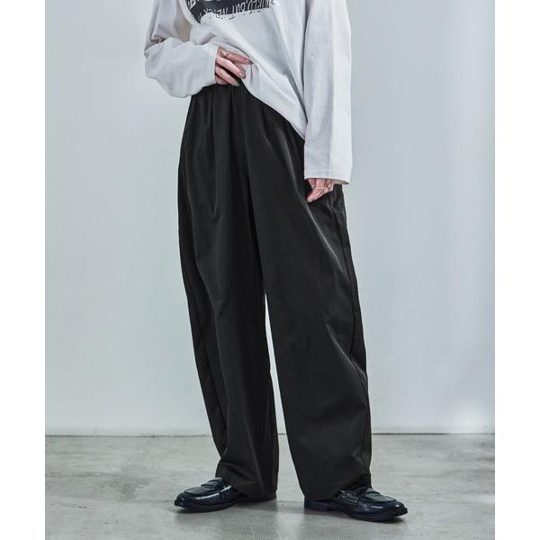 『タイムセール実施中』ZOZO問い合わせ番号:104445305ショップ:bflat，ビーフラットブランド:Fashion Letter，ファッションレター商品名:タックコクーンワイドパンツカテゴリ:パンツ>その他パンツブランド品番:...
