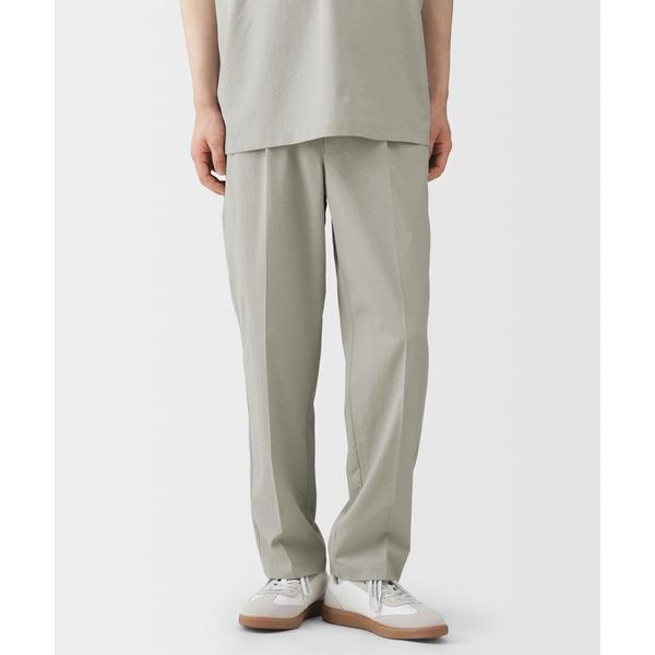ZOZO問い合わせ番号:104446441ショップ:無印良品，ムジルシリョウヒンブランド:無印良品，ムジルシリョウヒン商品名:紳士 風を通すタックテーパードパンツカテゴリ:パンツ>その他パンツブランド品番:4550723035705素...