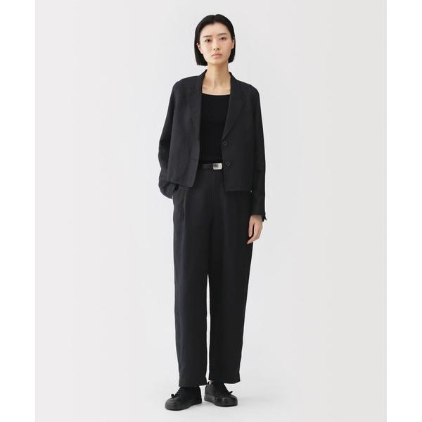 ZOZO問い合わせ番号:104446461ショップ:無印良品，ムジルシリョウヒンブランド:MUJI Labo，ムジラボ，無印良品，ムジルシリョウヒン商品名:〔MUJI Labo〕 婦人 リネンリヨセルタックワイドパンツカテゴリ:パンツ&gt...