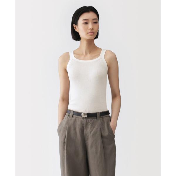ZOZO問い合わせ番号:104446470ショップ:無印良品，ムジルシリョウヒンブランド:MUJI Labo，ムジラボ，無印良品，ムジルシリョウヒン商品名:〔MUJI Labo〕婦人 強撚コットンニットタンクトップカテゴリ:トップス>...