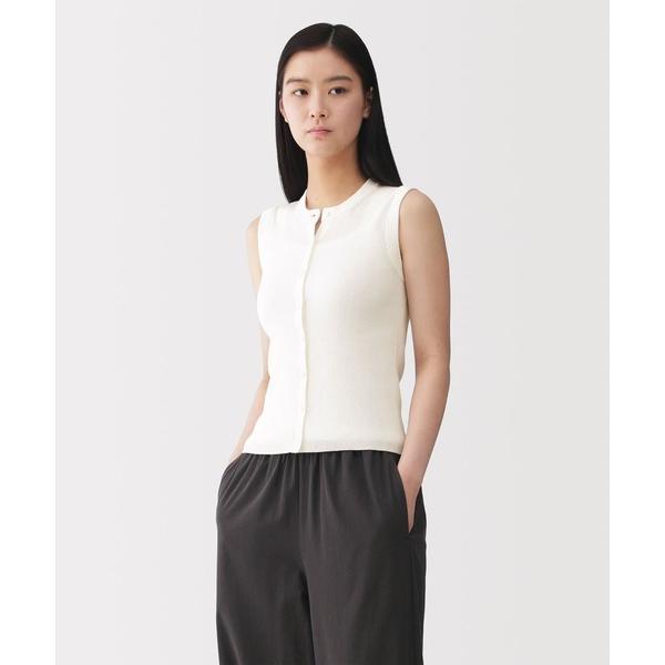 ZOZO問い合わせ番号:104446471ショップ:無印良品，ムジルシリョウヒンブランド:MUJI Labo，ムジラボ，無印良品，ムジルシリョウヒン商品名:〔MUJI Labo〕婦人 強撚コットンニットベストカテゴリ:トップス>ベスト...
