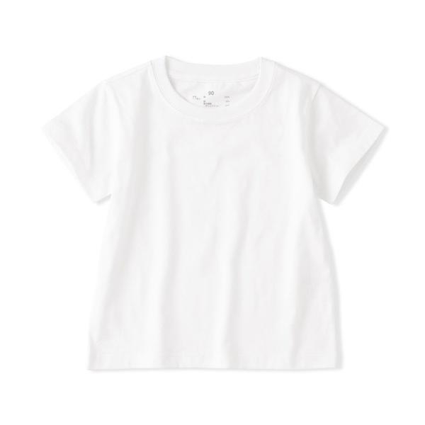 ZOZO問い合わせ番号:104446510ショップ:無印良品，ムジルシリョウヒンブランド:無印良品，ムジルシリョウヒン商品名:ベビー あたまするっと 綿天竺編みクルーネック半袖Ｔシャツ 無地カテゴリ:トップス>Tシャツ/カットソーブラ...