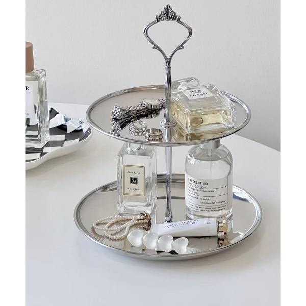 ZOZO問い合わせ番号:104446873ショップ:MANGROVE，マングローブブランド:Made in I，メイドインアイ，MANGROVE，マングローブ商品名:Silver Tiered Display Standカテゴリ:インテリア...