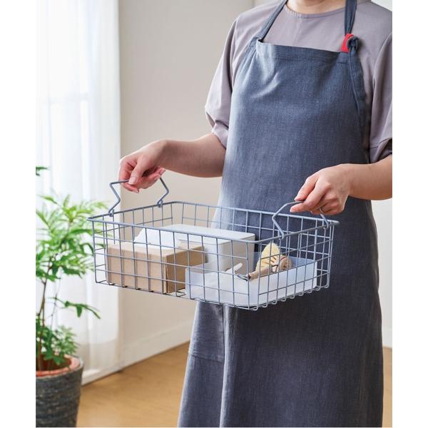 『タイムセール実施中』ZOZO問い合わせ番号:104446956ショップ:PEARL LIFE，パール ライフブランド:PEARL LIFE，パールライフ商品名:スタッキングワイヤーバスケット Lカテゴリ:インテリア>収納グッズブラン...