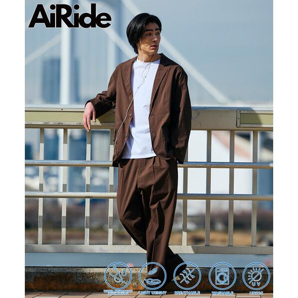 ZOZO問い合わせ番号:104447053ショップ:FREAK'S STORE，フリークスストアブランド:FREAK'S STORE，フリークスストア商品名:限定展開 AiRide/エアライド リラックスフィット シアサッカー セットアップ...