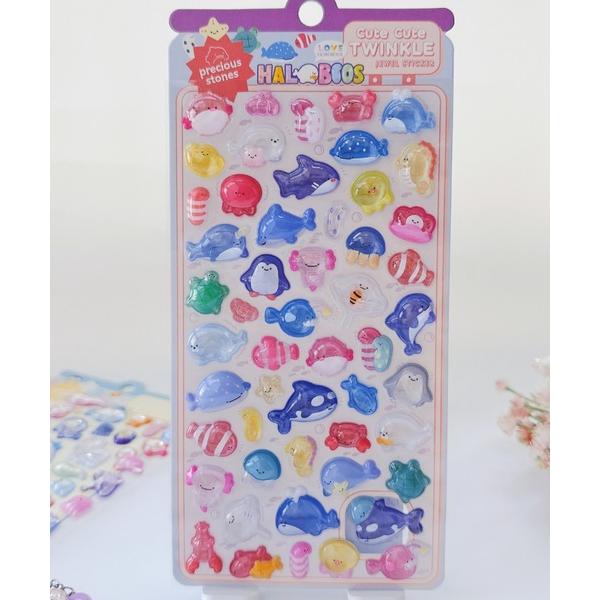 ZOZO問い合わせ番号:104447211ショップ:Bonjour Sagan，ボンジュールサガンブランド:LAC-VERT，ラック・ヴェール，Bonjour Sagan，ボンジュールサガン商品名:ぷっくりうみのいきものシールカテゴリ:雑貨...