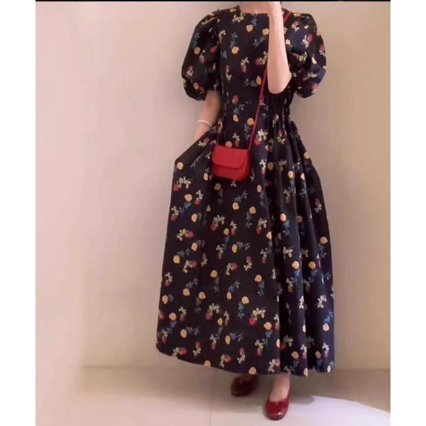 ZOZO問い合わせ番号:104447214ショップ:tocco closet／&amp;. NOSTALGIA，トッコ　クローゼット　／　アンドドットノスタルジアブランド:deux amour，ドゥーザムール商品名:ボリュームスリーブ花柄ウ...