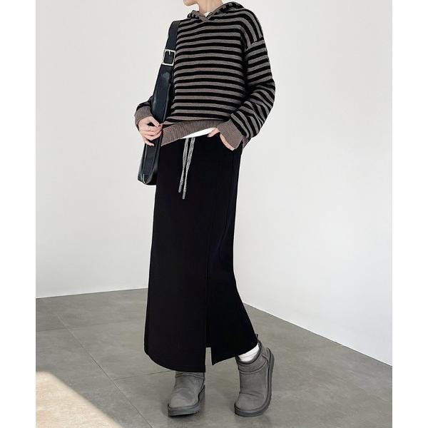 『タイムセール実施中』ZOZO問い合わせ番号:104447325ショップ:ENAF，エナフブランド:SallyLunn，サリーラン商品名:スウェットライクドレープロングスカートカテゴリ:スカート>スカートブランド品番:SLP-1594...