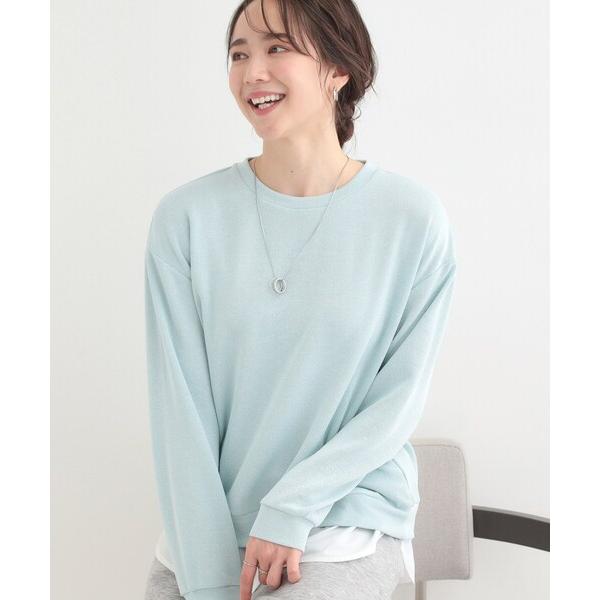 『タイムセール実施中』ZOZO問い合わせ番号:104447846ショップ:SHOO・LA・RUE，シューラルーブランド:SHOO・LA・RUE，シューラルー商品名:【洗濯機可/S-LL】1枚でサマ見え ラメニットソー レイヤード風トップスカ...