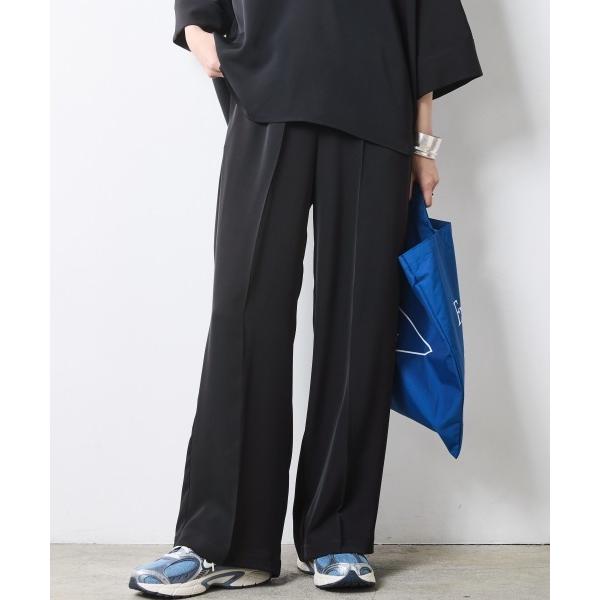 『タイムセール実施中』ZOZO問い合わせ番号:104447942ショップ:SMILE LAND，スマイルランドブランド:CHIC STYLE，シックスタイル，SMILE LAND，スマイルランド商品名:ワイドストレートパンツ＜大きいサイズ有...
