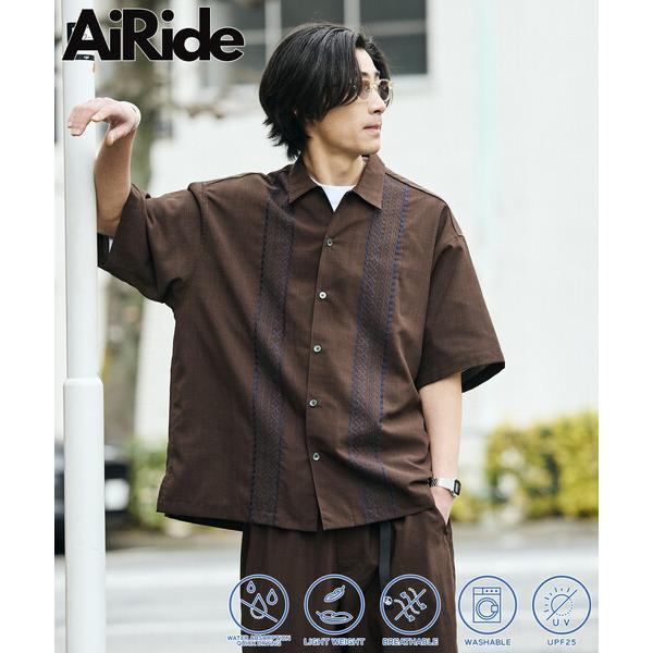 ZOZO問い合わせ番号:104448183ショップ:FREAK'S STORE，フリークスストアブランド:FREAK'S STORE，フリークスストア商品名:限定展開 AiRide/エアライド リラックスフィット キューバシャツ/ポケッタブ...