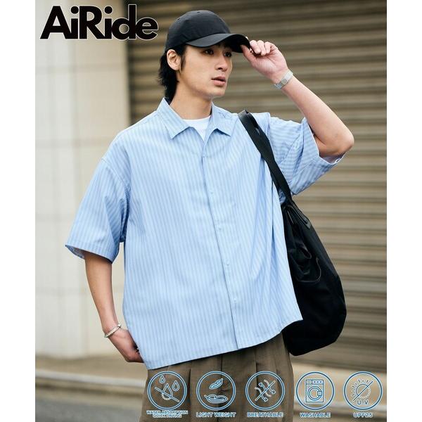 ZOZO問い合わせ番号:104448197ショップ:FREAK'S STORE，フリークスストアブランド:FREAK'S STORE，フリークスストア商品名:限定展開 AiRide/エアライド リラックスフィット ショートスリーブ オープン...