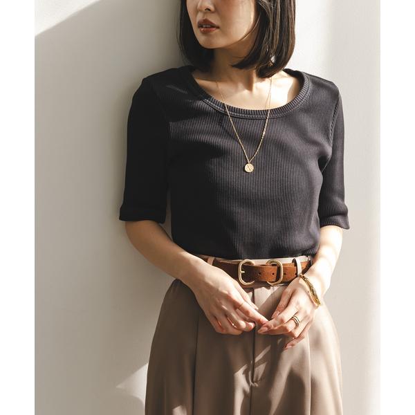 ZOZO問い合わせ番号:104448569ショップ:Spick &amp; Span，スピック アンド スパンブランド:NOBLE，ノーブル商品名:ULTIMAコットンラウンドネックTカテゴリ:トップス>Tシャツ/カットソーブランド品...