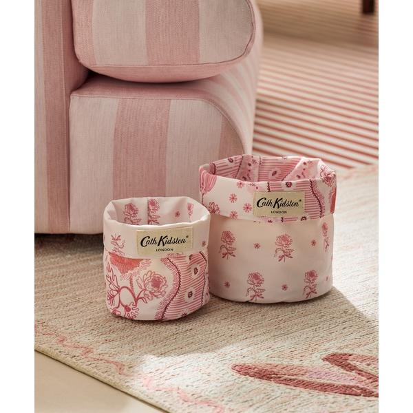 ZOZO問い合わせ番号:104449625ショップ:Cath Kidston，キャス キッドソンブランド:Cath Kidston，キャスキッドソン商品名:リバーシブル ストレージ 2個セット Spitalfields Silkカテゴリ:イ...