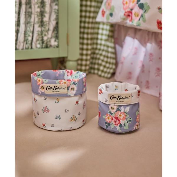 ZOZO問い合わせ番号:104449637ショップ:Cath Kidston，キャス キッドソンブランド:Cath Kidston，キャスキッドソン商品名:リバーシブル ストレージ 2個セット Archive Floral / Button...